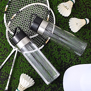 Zopeal 12 Pack Plastic Sports Bottles with Spill Proof Lids Reusable Clear 24 oz Water Bottle Bulk for Outdoor Activity Hike Camping Cycling