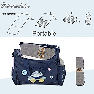 BlueSnail Bamboo Quilted Thicker Waterproof Changing Pad Liners, 3 Count (Gray)