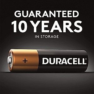 Duracell - CopperTop AA Alkaline Batteries - Long Lasting, All-Purpose Double A Battery for Household And Office – 72 Count