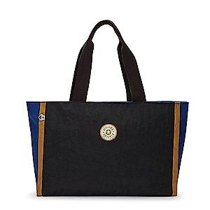 Kipling Nalo Tote Bag Bla Blue Beige