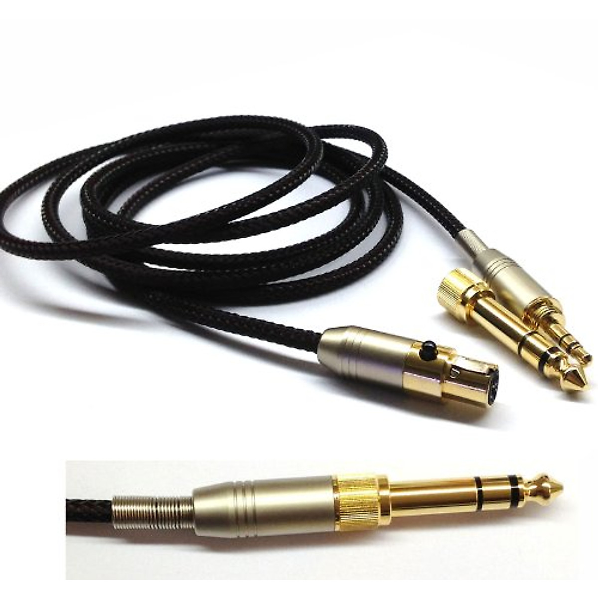 NewFantasia Replacement Audio Upgrade Cable Compatible with AKG K240, K240S, K240MK II, Q701, K702, K141, K171, K181, K271s, K271 MKII, M220, Pioneer HDJ-2000 Headphones 1.2meters/4feet