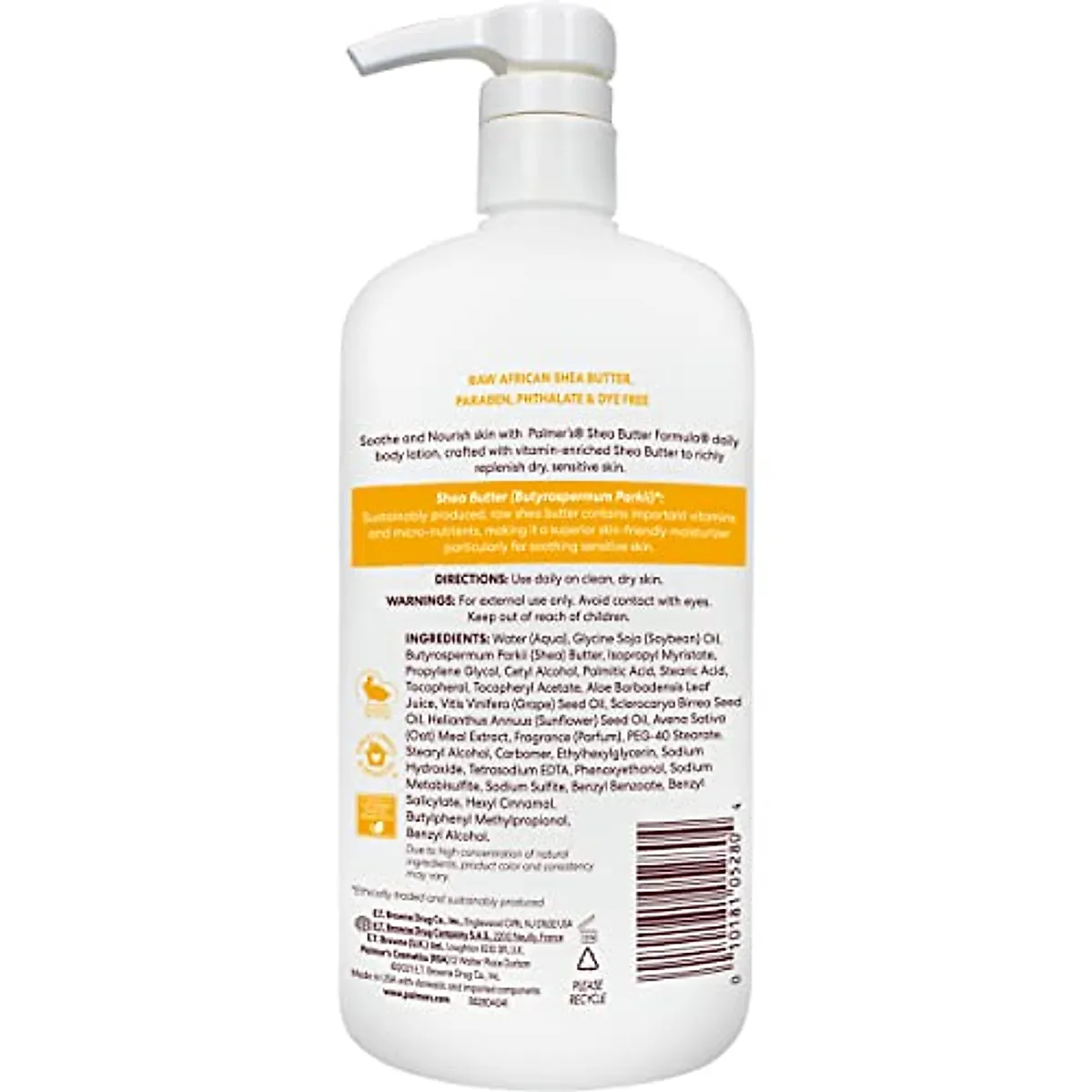 Palmer's Shea Formula Raw Shea Hand and Body Lotion, 33.8 Ounces
