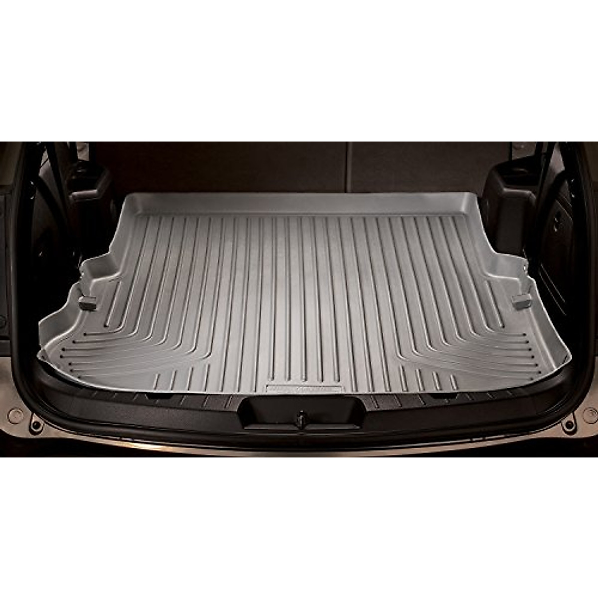 Husky Liners Weatherbeater Cargo Liner | Fits 2011 - 2019 Ford Explorer (Fits behind 3rd Row Seat) | Cargo, 1-pc Black - 23791