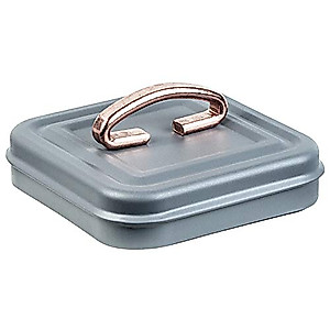 Saf-Care Design Canister Kitchen Cabinet Food Storage Containers, Pack of 3 Silver