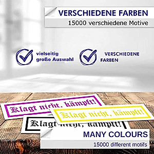 INDIGOS UG Car Sticker - Bumper- JDM - Die Cut - Auto - OEM - Heavy Domo - 120x110 mm White - Rear Window - Sticker - Tuning