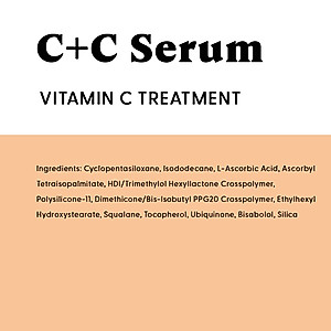 Stratia C+C Serum, 15% Vitamin C with 10% L-ascorbic Acid, Non-Irritating, Water-Free Formula, Anti-Aging, Benefits, 1 Fl Oz