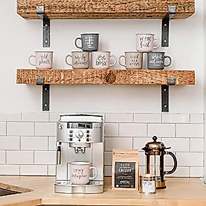 Sweet Water Decor Does This Ring Make Me Look Engaged Mug | 16oz Campfire Style Mug for Brides | Bridal Shower, Engagement Gift