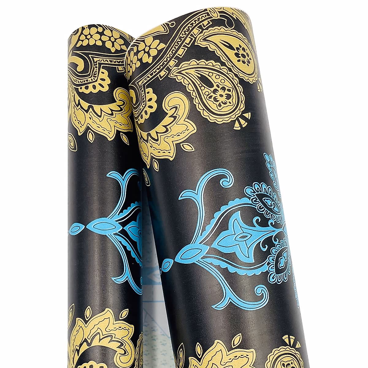 Yifely Yellow Damask Furniture Paper Pre-Pasted Shelf Liner Dresser Drawer Covering Mat 17.7 Inch by 9.8 Feet