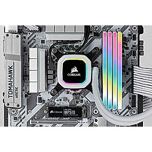 Corsair Vengeance RGB Pro SL 32GB (4x8GB) DDR4 3200 (PC4-25600) C16 1.35V - White (CMH32GX4M4E3200C16W)