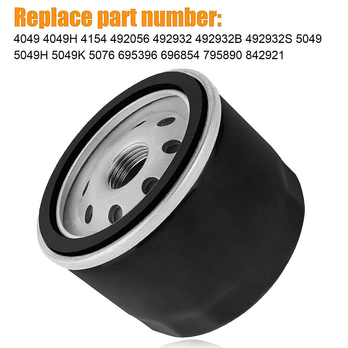 QAZAKY 3pcs Oil Filter Compatible with EZGO 492932S Toro 1077817 Bad Boy 063-2004-00 063-4025-00 063-8018-00 Ariens 21548100 21550800 Craftsman 24603 33935 Partner PR3033001 Landpride 831-053C 100803