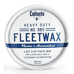 COLLINITE No. 885 Fleetwax Paste Wax, 12 Fl Oz - 1 Pack