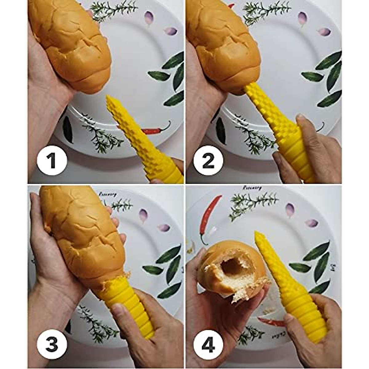 Hotdogger, Hot Dog Bun Driller Perfect for Grilling and BBQ, Ideal Size for Brats and Other Sausages