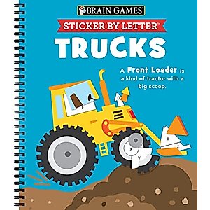 Brain Games - Sticker by Letter: Trucks
