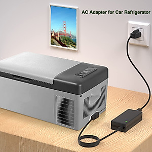 Portable Refrigerator AC Power Adapter, Fridge Freezer AC Power Cord for Alpicool, ARB, ICECO, Setpower, Aspenora, Ausranvik, AstroAI, JoyTutus, Kalamera, F40C4TMP Portable Freezer Fridge