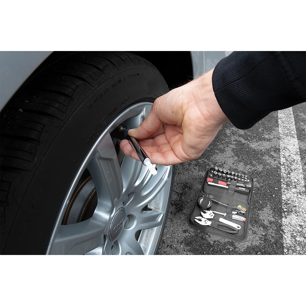 Performance Tool W1197 38 Piece Compact Tool Set with Zipper Case