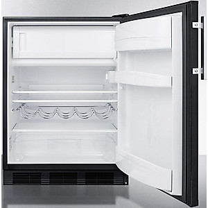 Summit CT663BK 24" Compact Refrigerator in Black