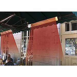 Fostoria TPI Corporation, OCH-46-120V-CE, OCH Quartz Tube Electric Indoor/Outdoor Infrared Heater, 48in lg., Steel, 120 Volts, 1500-Watts, Includes Cord and Plug, Powder Coated Brown,46" x 6" x 6.5"