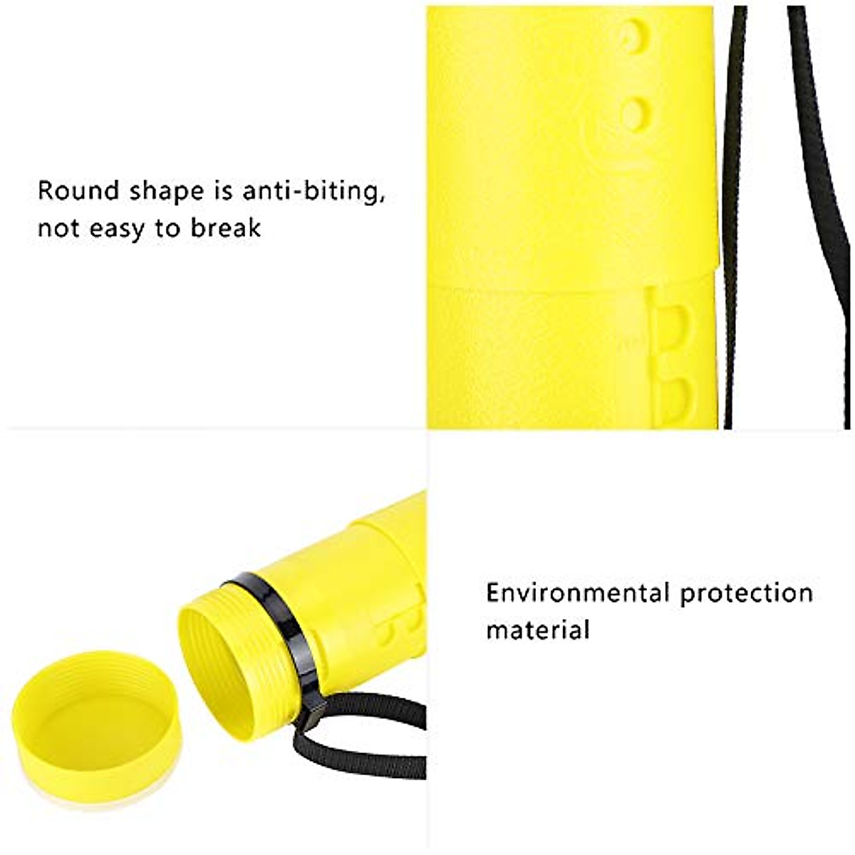 Blueprint Tube, Moisture-Proof Documents Storage Tube, with Strap for Posters Maps(yellow)