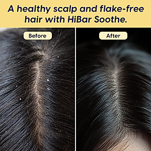 HIBAR - Soothe Shampoo Bar - For Dry, Itchy, Flaky Scalps - Improves Scalp Health - With Willow Bark Extract & Salicylic Acid - Plastic-Free - Soap, Paraben & Sulfate-Free - Color Safe - 1 Solid Bar