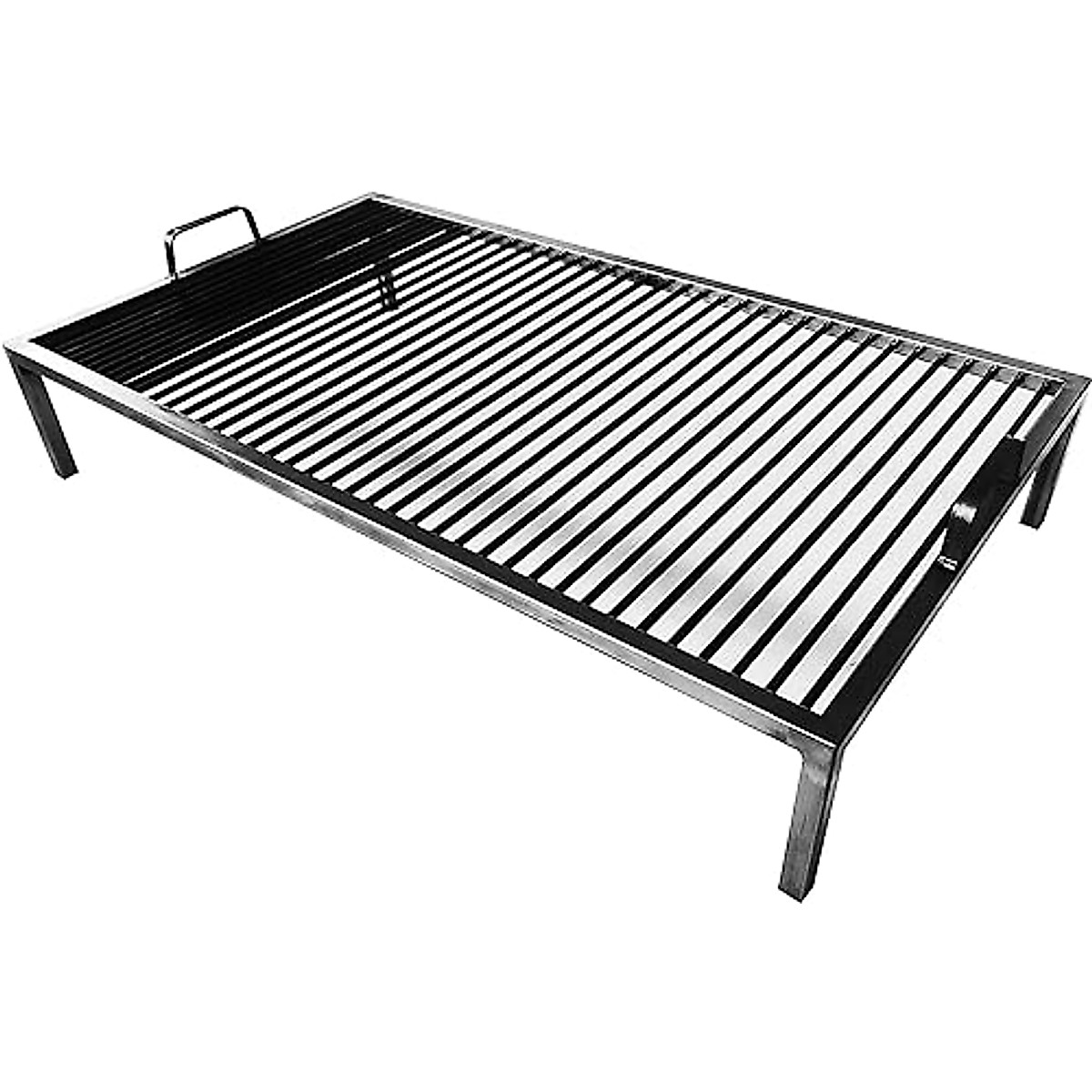 Luxury Argentine Grill + Brazier - Iron Argentina Grill - BBQ Parrilla Asado - Sor Pampa Grill (28 x 2o inches)