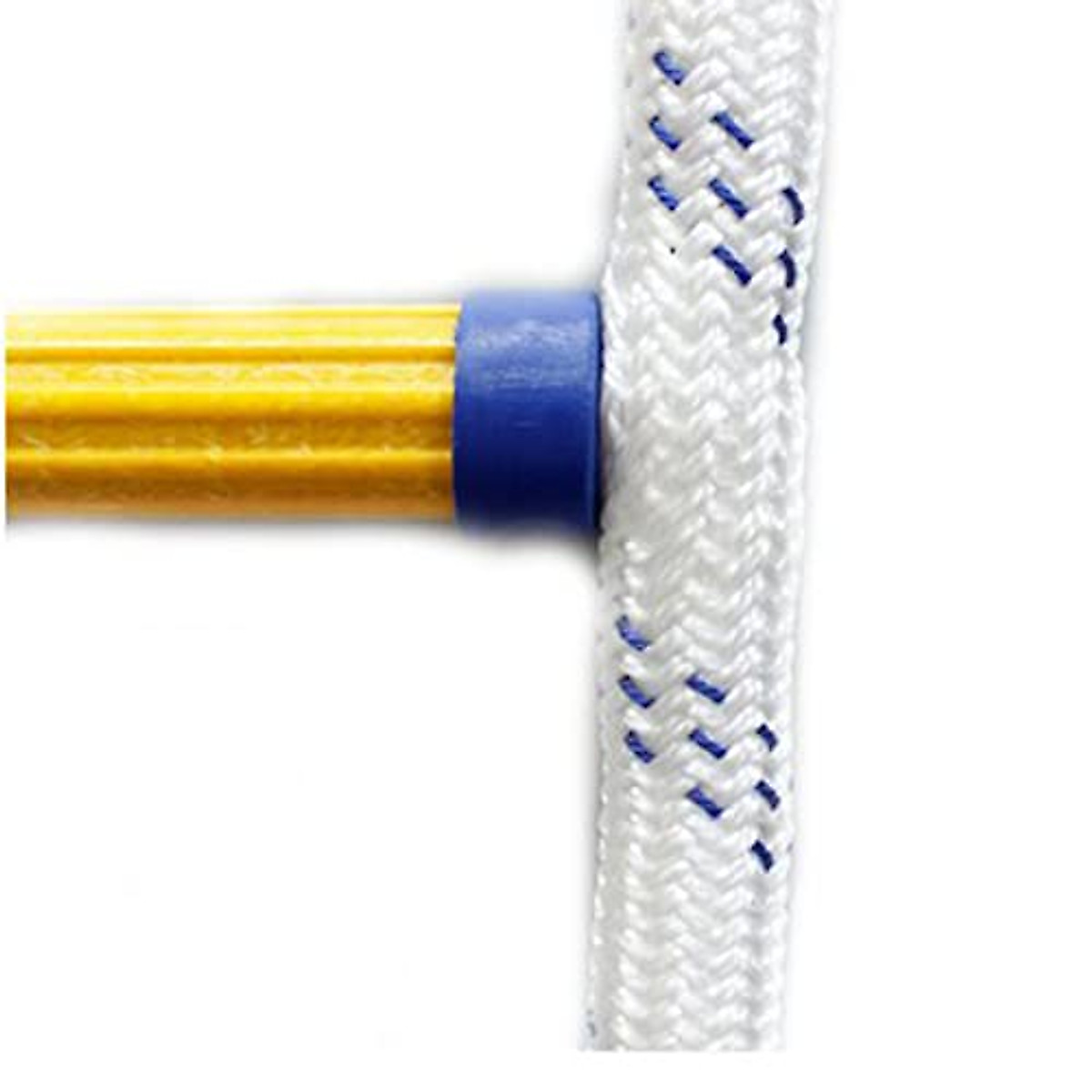 FGQCBBYC Safety Rope Ladder,Fire Escape Ladder, Emergency Fire Escape Ladder, Escape Ladder Lifeline Ladder Outdoor Nylon Soft Ladder for Home Climbing Engineeaerial Work/6M/20Ft