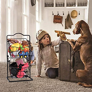 Fruit Basket for Kitchen 2 Tier Vegetable Produce Storage Holder for Countertop Metal Multipurpose Rack for Veggies, K-cup, Potato, Onion, Snacks-Bronze