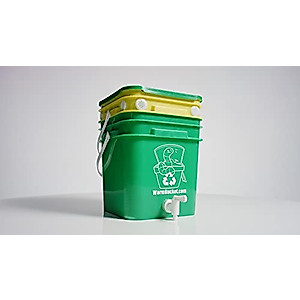 Worm Bucket Indoor Composting Kit for Making Worm Castings and Worm Tea