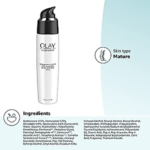 Olay Regenerist Regenerating Face Lotion with Sunscreen SPF 15 Broad Spectrum, No Scent, 2.5 fl oz