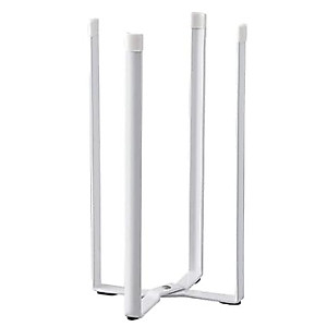 Anferstore Multifunction Eco Stylish Holder Cup Drain Rack, Home Tower Kitchen Stand Plastic Bag Garbage Bag Holder for Home Kitchen Tower (White)