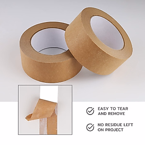 Lichamp Wide Brown Painters Tape 2 inch, 1pc Medium Adhesive Brown Masking Tape, 1.95 inches x 55 Yards