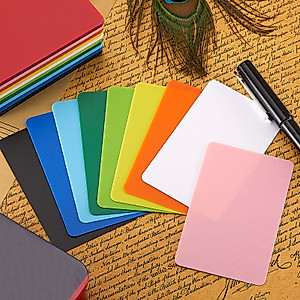 Tall Trading Card Dividers, Trading Card Page Dividers for Games Sports Baseball Card, 10 Colors Plastic Card Dividers, 2.7 x 4.2 Inch (50)