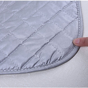 Kaxich Foldable Magnetic Ironing Mat Washer Dryer Heat-Resistant Ironing Pad Blanket Thick Portable Ironing Board Cover for Table, Travel and Flat Surface 33"X 19"