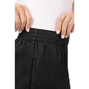 Chef Works Women's Essential Baggy Chef Pants, Black, Medium