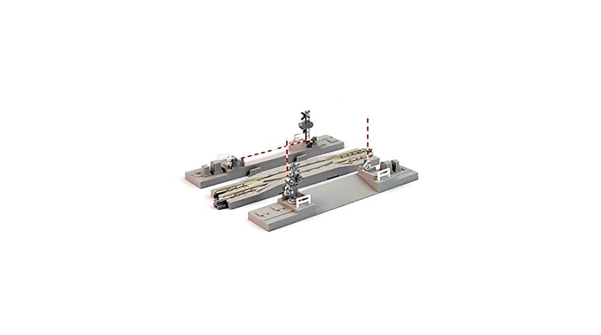 Kato 200271 N Scale Crossing Gate & Rerailer Track - Realistic & Durable