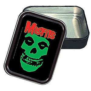 Stash Tins Classic Fiend Skull Storage Container 4.37" L x 3.5" W x 1" H