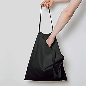 NPBAG 15 Pack 15'' X 16'' Black Cotton Tote Bags, Lightweight Blank Bulk Cloth bags with 1pc of PTFE Teflon Sheet