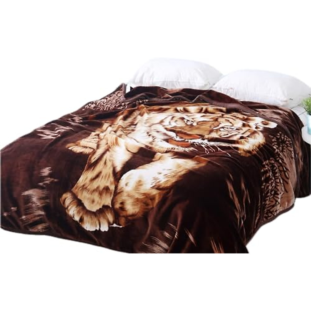 Tiger Blanket Mink Blanket Korean Blanket Heavy Blankets Queen Size Tiger Throw Blanket Korean Mink Blanket Tiger Statue Animal Blanket Bed Warm Blanket Full Queen Animal Blankets Mexican Blanket