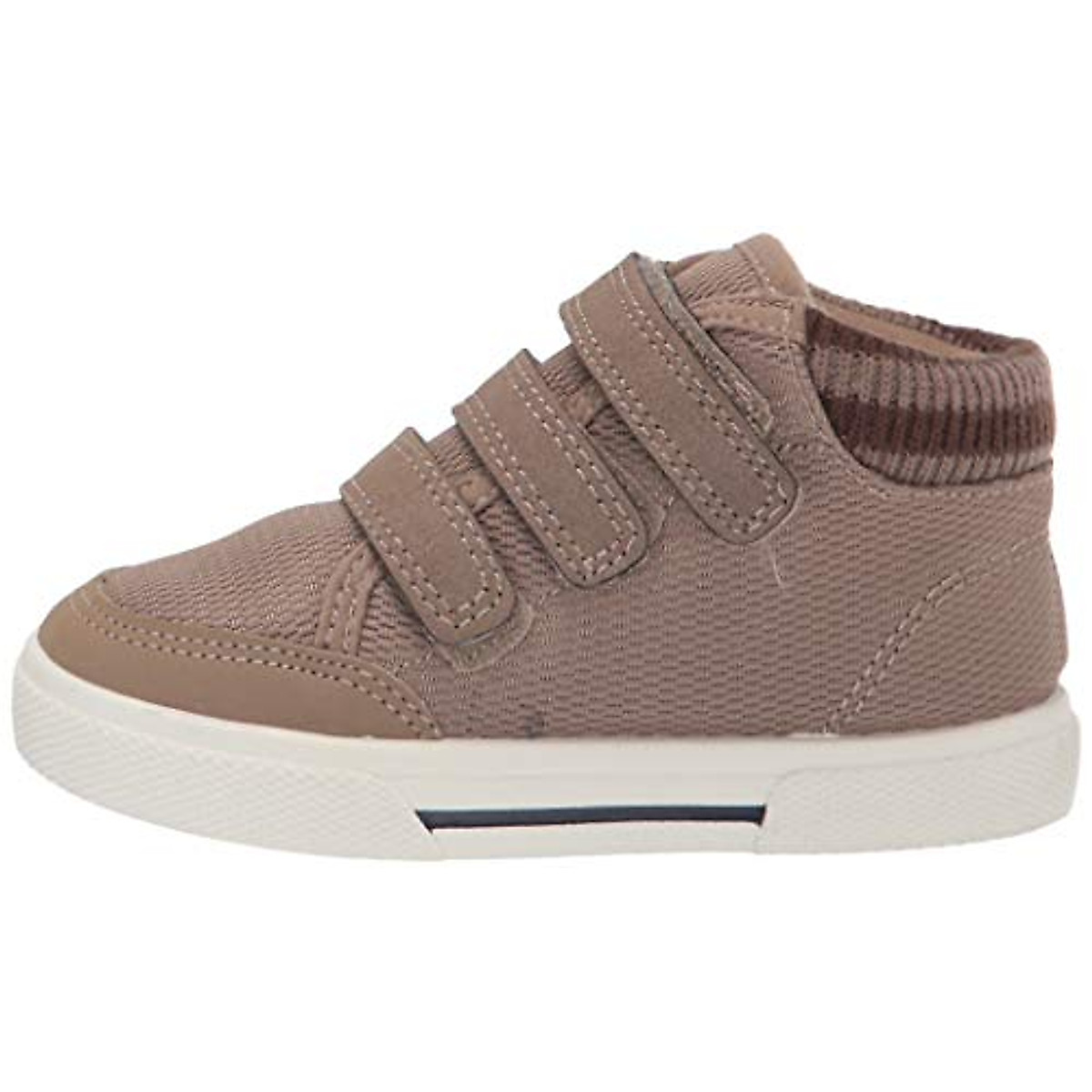 Simple Joys by Carter's Daniel High-Top Sneaker, Khaki Tan, 12 US Unisex Little Kid
