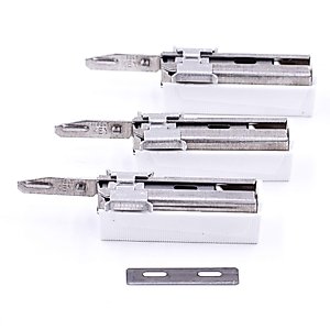 Parker’s Injector Razor Blades, 60 COUNT, Fits all Modern and Vintage Injector Razors - Made in the USA - Compatible with Injector Razors from Schick, Pal, Gem, Supply, Personna, Parker and More