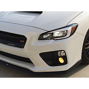 iJDMTOY Pair Selective Yellow Lens Fog Light Lamp Assemblies w/ 55W H11 Halogen Bulbs Compatible with Acura Honda, Compatible with Ford, Compatible WithNissan Subaru Suzuki etc