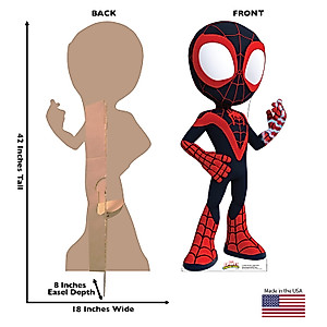 Cardboard People Miles Morales Spider-Man Life Size Cardboard Cutout Standup - Marvel's Spidey and His Amazing Friends (TV Series)
