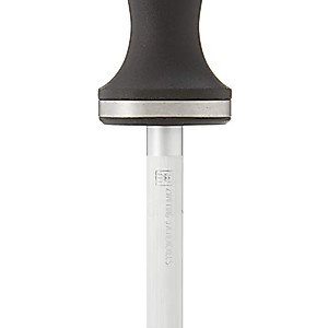 ZWILLING Accessories Sharpening Steel, 12-inch, Black/Stainless Steel