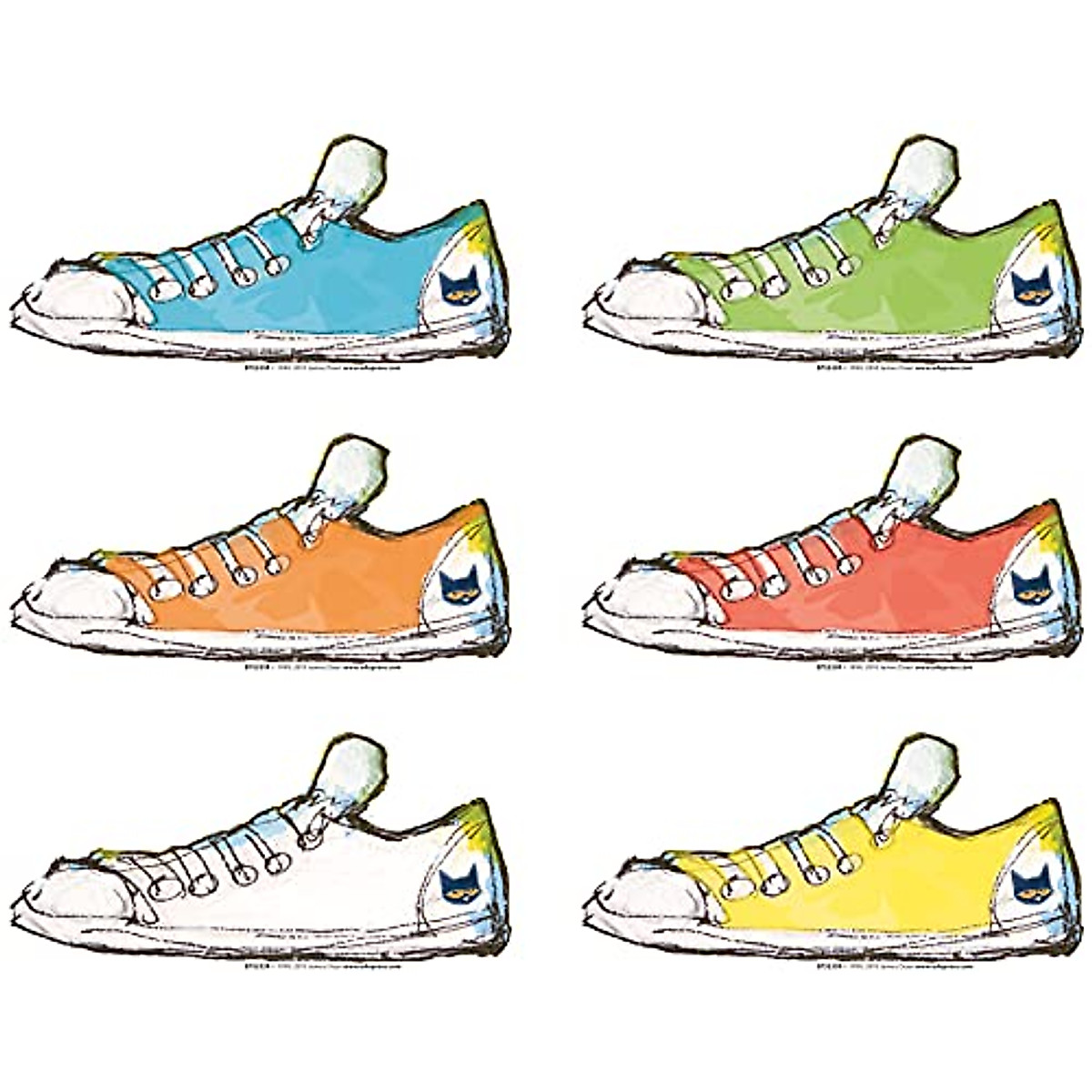 Edupress Pete The Cat Groovy Shoes Accents, Pack of 36
