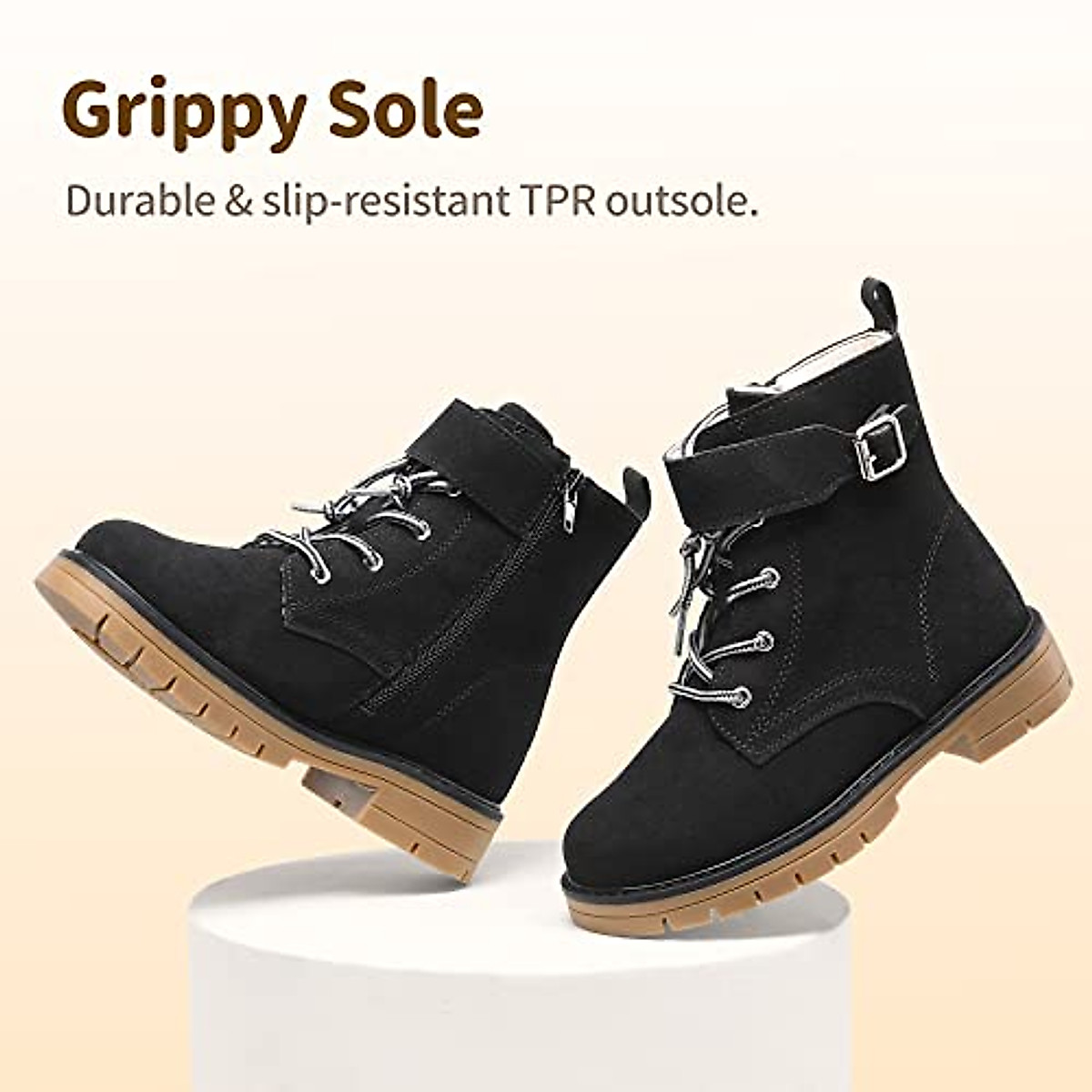 DREAM PAIRS Unisex-Child Sdbo226k, Black, 2 Little Kid