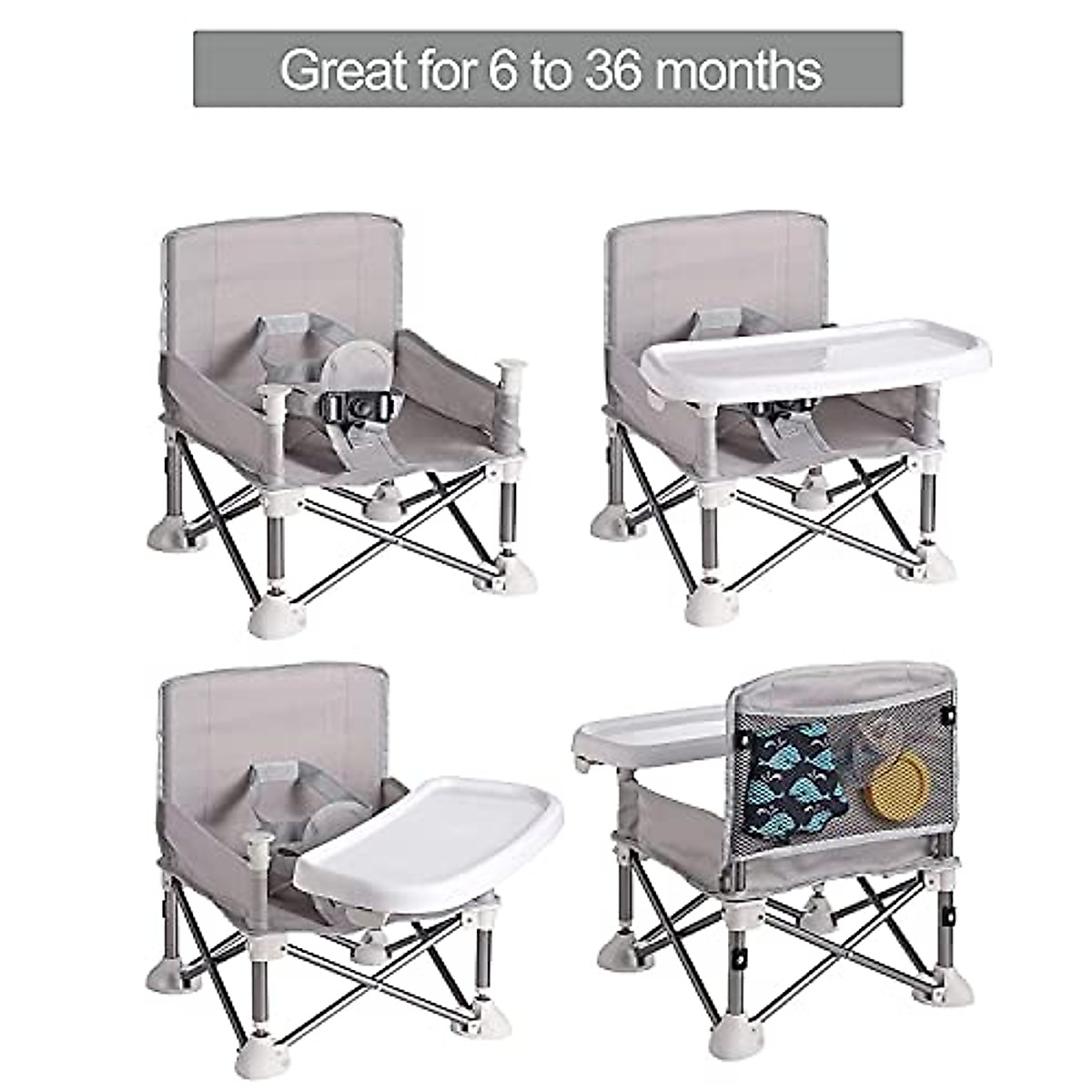 PandaEar Portable Baby Seat Travel & Tiny Silicone Drinking Training Cup