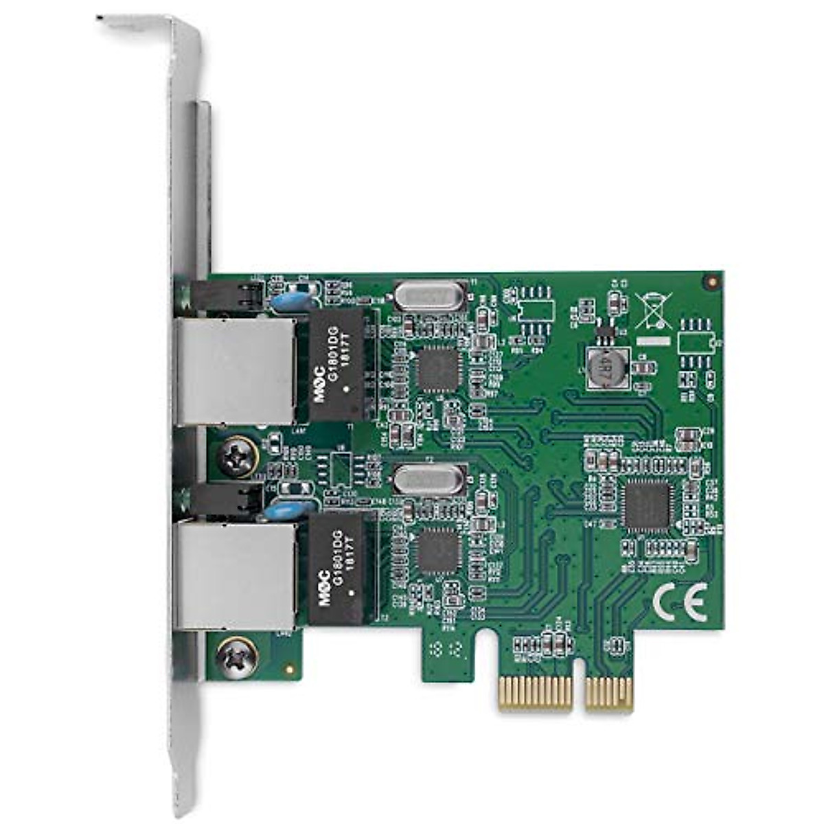 StarTech.com Dual Port PCIe Network Card - Low Profile - RJ45 Port - Realtek RTL8111H Chipset - Ethernet Network Card - Dual Port Gigabit NIC (ST1000SPEXD4)