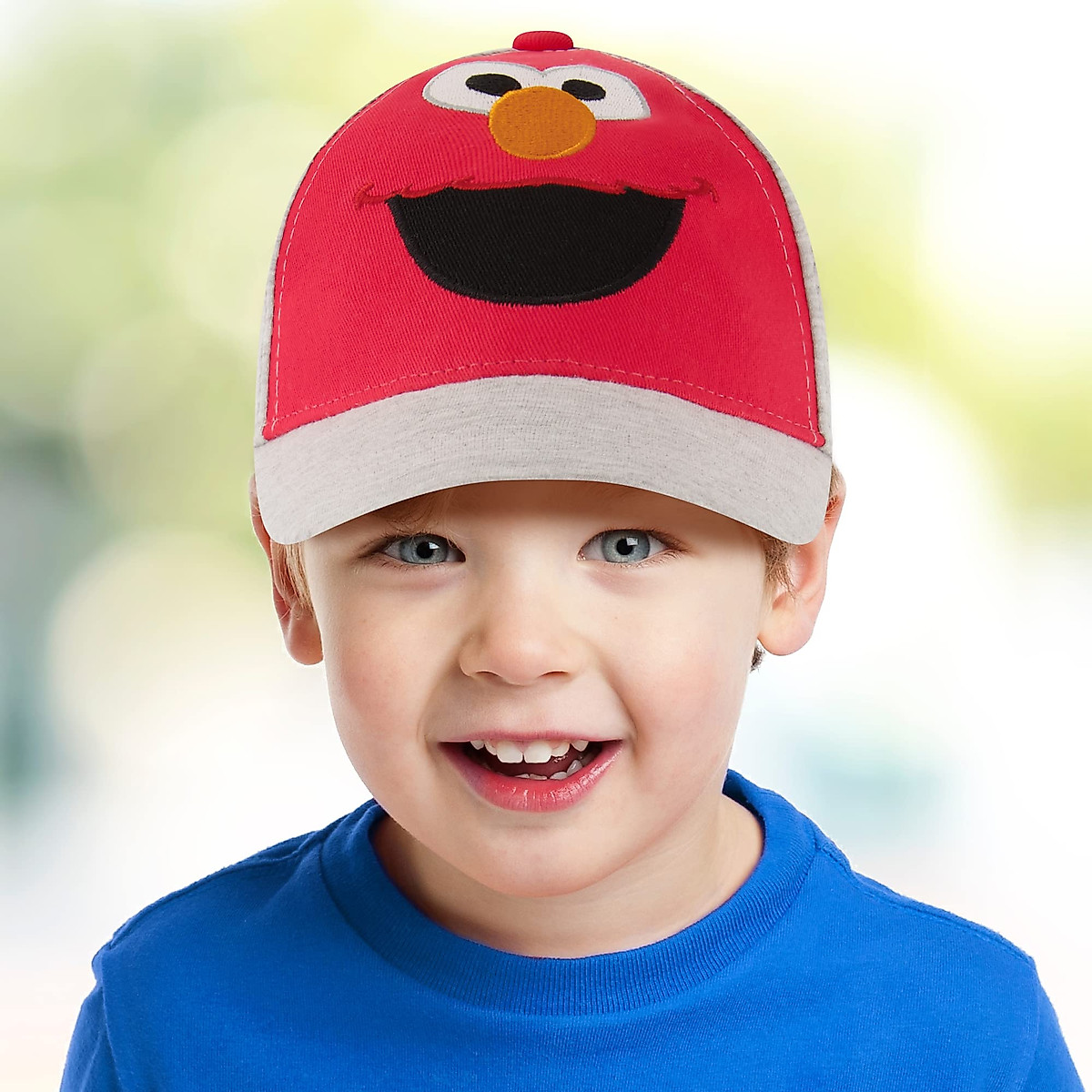 Sesame Street Boys Baseball Hat, Elmo, Abby Cadabby & Bart Simpson Adjustable Cap For Toddler Ages 2-4 Or Kids Ages 4-7