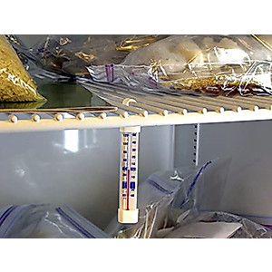Cooper-Atkins 330-0-1 Refrigerator/Freezer Vertical Glass Tube Thermometer