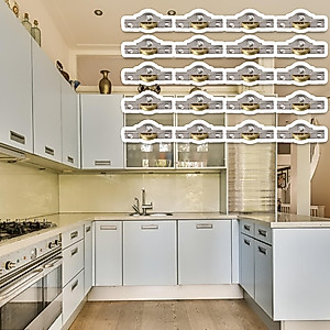 RDEXP Sliding Roller Wheel 20mm Diameter Slotted Wheel for Wardrobes Cabinet Bookcases Door Window Set of 20