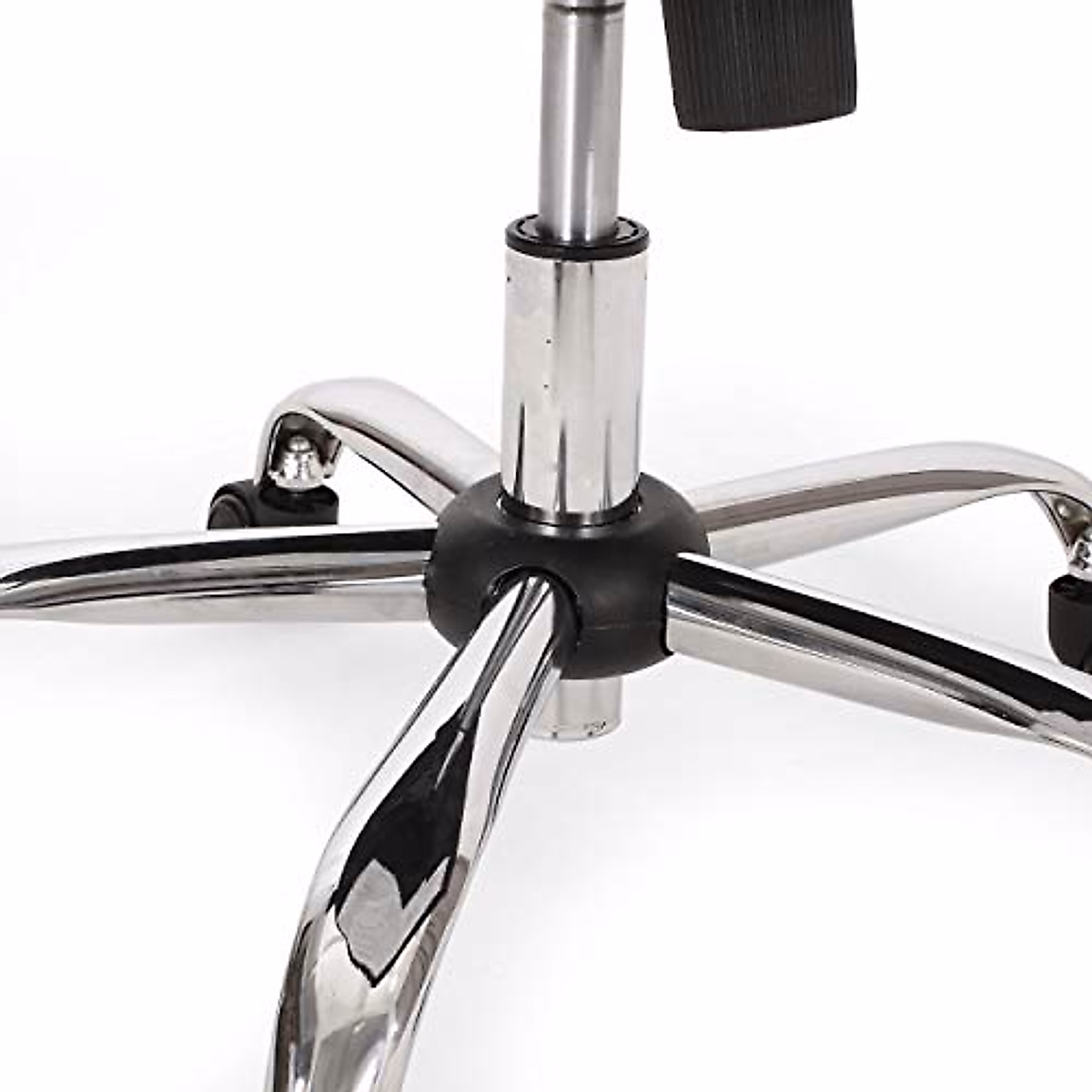 Christopher Knight Home Keith Contemporary Tufted Swivel Office Chair, Midnight Black and Chrome